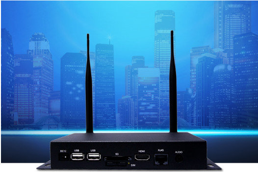 Hd Video Media Player Transparent LCD Video Wall Support H.264 MPEG2 supplier