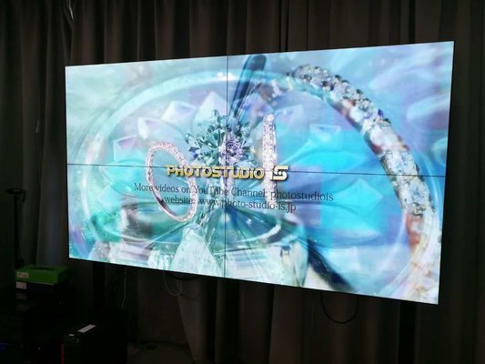 0.88 Two Sides bezel LCD Video Wall Solution use In High Level Place supplier