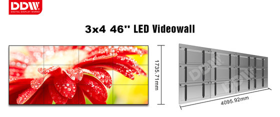 China 46 inch advertising video wall display DDW-LW4601 Foxconn Infocus video wall supplier supplier