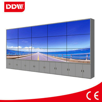 Splicing lcd video wall Seamless video wall 5.3mm HDMI DVI VGA AV YPBPR IP RS232 1920*1080 supplier