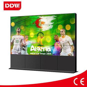 Splicing lcd video wall Seamless video wall 5.3mm HDMI DVI VGA AV YPBPR IP RS232 1920*1080 supplier