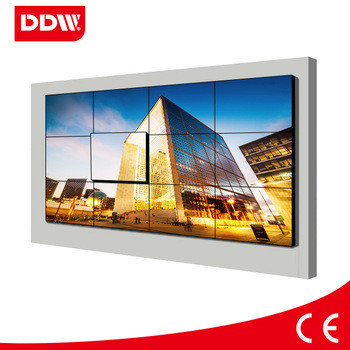 Splicing lcd video wall Seamless video wall 5.3mm HDMI DVI VGA AV YPBPR IP RS232 1920*1080 supplier