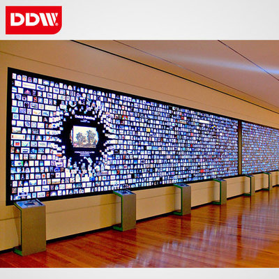 Ultra narrow bezel LCD video wall 5.3mm HDMI DVI VGA AV YPBPR IP RS232 control 1920*1080 supplier