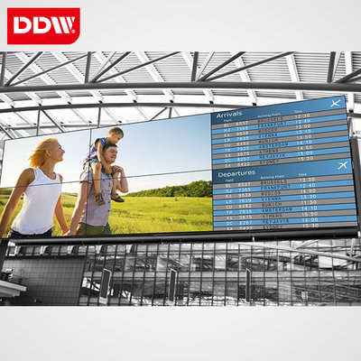 Ultra narrow bezel LCD video wall 5.3mm HDMI DVI VGA AV YPBPR IP RS232 control 1920*1080 supplier