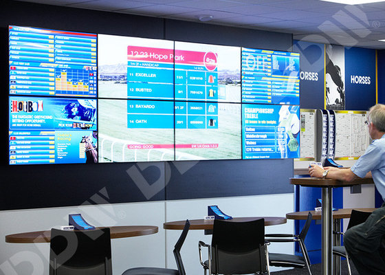 DDW 47" led video wall 4.9mm ultra narrow bezel HDMI DVI VGA AV 1080P 800nits brightness supplier