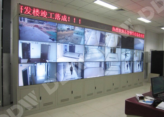 CCTV video wall display 5.3mm bezel LCD LED HDMI DVI VGA AV YPBPR IP RS232 1920*1080 supplier