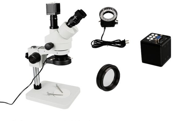 VGA Camera 7-45X Trinocular Stereo Microscope Phone Logic Board Repair