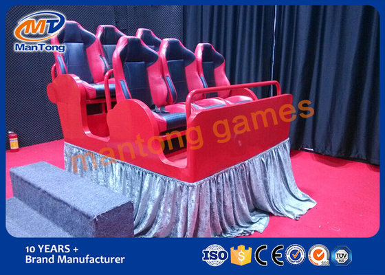 6 Chair Real Virtual Reality 5D Cinema Simulator With Special Effects