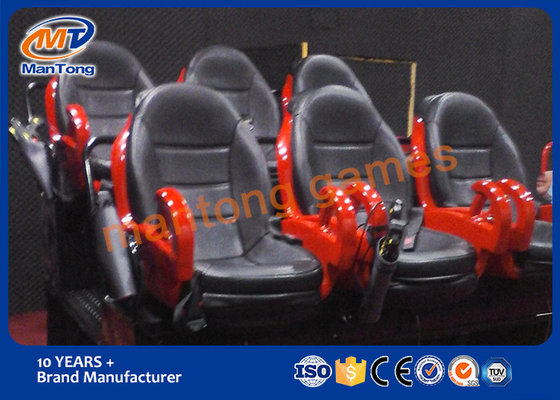 7D Cinema Simulator 5D Mobile Cinema 6 / 8 / 9 / 12 Seats With Customized Poster