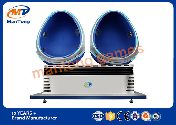 Egg Shape Virtual Reality Simulator Double Seats VR Games With 360 Degree Movies