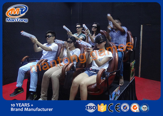 Professional 7d Simulator Cinema , 7d Motion Ride 6 DOF Movement