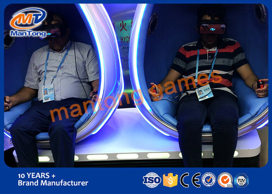 Various Seat Virtual Reality Equipment , Virtual World Simulator Egg Shape