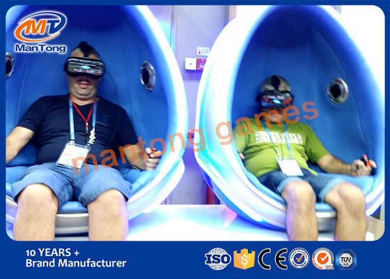 Egg Shape Virtual Reality Platform , Virtual Game Simulator With VR Glasses