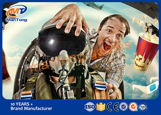 Various Effects 5D Movie Theater Amusement Park Simulator With 6 DOF
