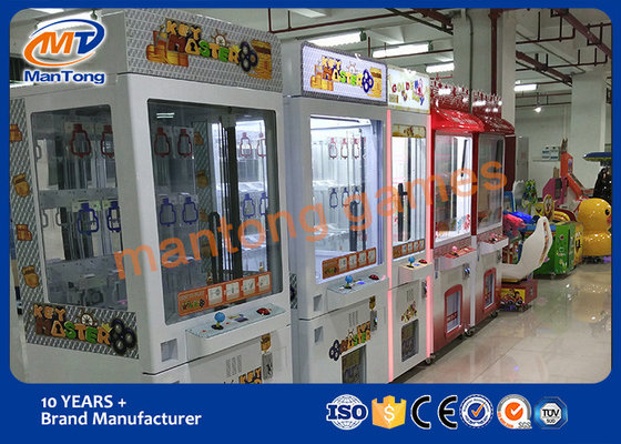 Coin Pusher Skill Crane Machine , Arcade Claw Machine For Market