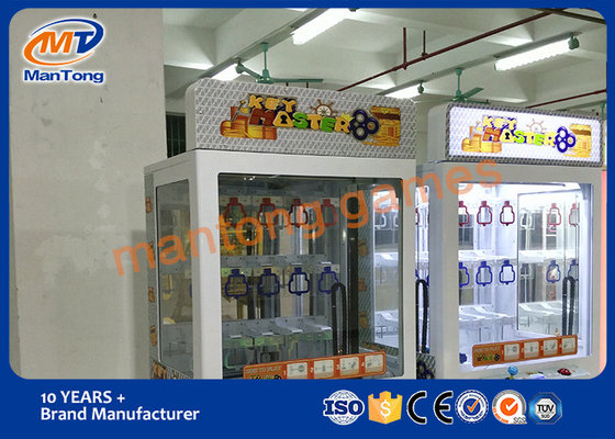 Coin Pusher Skill Crane Machine , Arcade Claw Machine For Market
