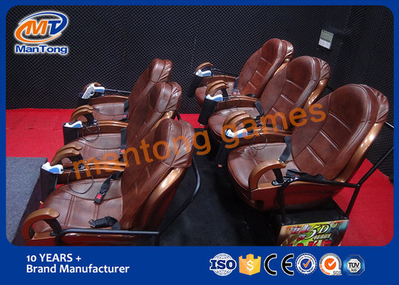 Multi Person Interactive XD Movie Theater 6DOF 4 Platforms 48 Audience