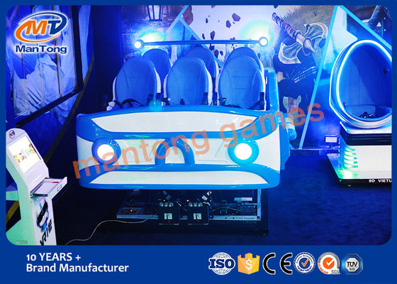 Six Rotating Seat Virtual Reality Cinema Virtual Reality Equipment For Shopping Mall