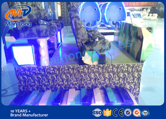 6 Fiberglass Chairs Dynamic Video Game 6 DOF Platform Egg Machine Simulator