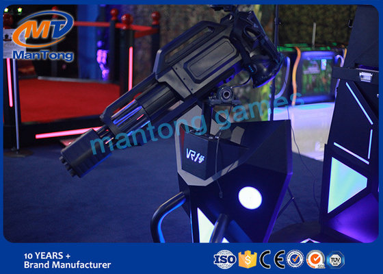 42 Inch Screen Fighting Virtual Reality Equipment With Interactive Gatling Gun