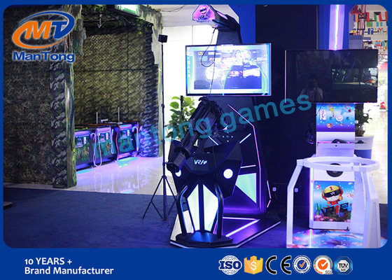 Amusement Equipment Virtual Reality Simulator VR Standing Gatling Fighting