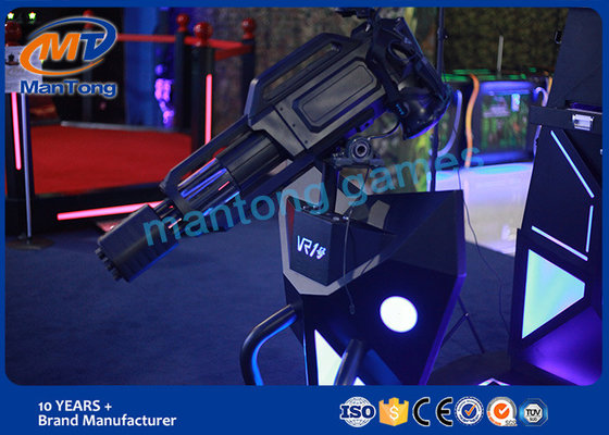 Easy Operated Virtual Reality Simulator Gatlin Gun For Game Center / Shopping Mall