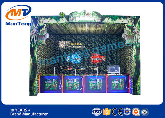 Indoor Shooting Game Machine Real Experience  Hunting Games For 4 People