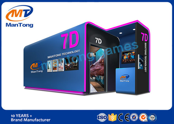 7D Cinema Simulator Dynamic Cinema For Amusement Park With 12 Special Effects
