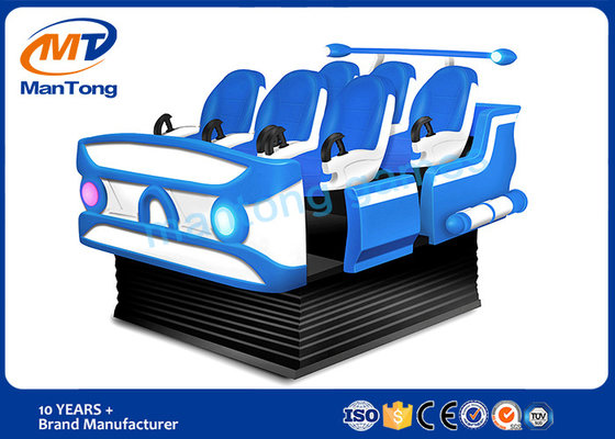 9D Virtual Reality Cinema 6 DOF Platform 6 Seats Space Ship Design VR Simulator