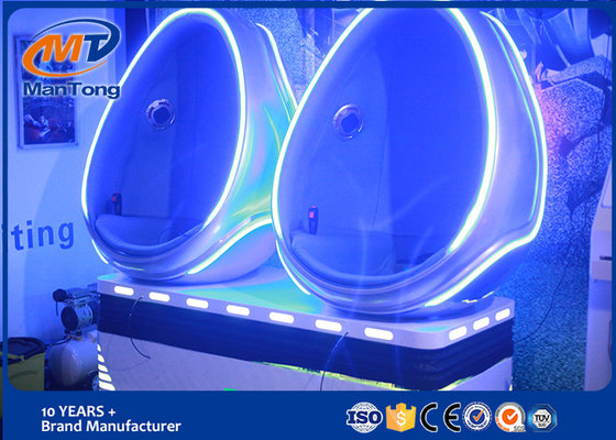 3 Glasses 2 Seats 9D VR Simulator / Amusement Equipment Egg VR Chair