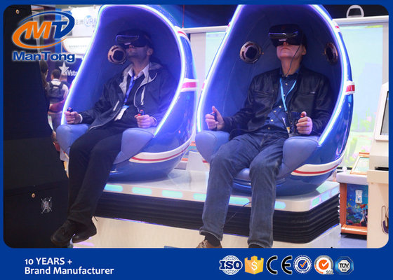 Electronic System LED 9D VR Simulator Game Machine For 2 Players