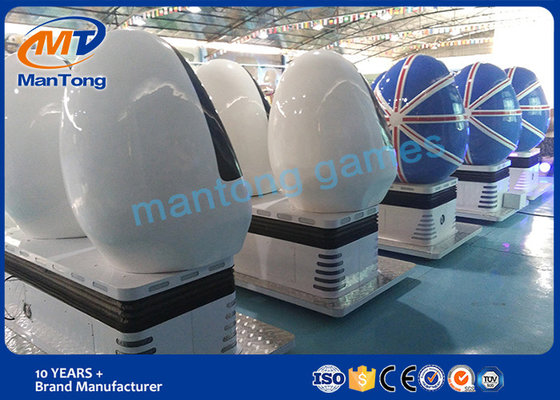 Virtual Reality Devices For Game Center , 2 Seats Egg 9D VR Simulator