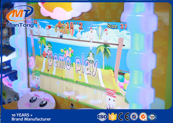 Crazy Egg Redemption Game Machine / Arcade Game Machines Coin Operated Collapsible