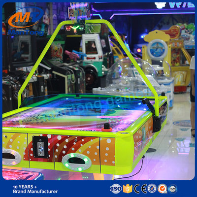 Indoor Amusement Arcade Games Coin Operated Air Hockey Table For 4 Players