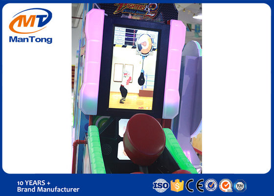 Coin Pusher Arcade Game Machines , Strong Fighters Arcade Training Boxing Punch Game Machine