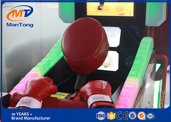 Coin Pusher Arcade Game Machines , Strong Fighters Arcade Training Boxing Punch Game Machine