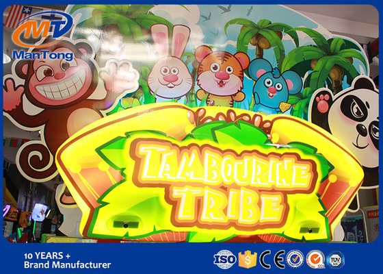 Funny Tambour Tribe Redemption / Lottery Tickets Game Arcade Coin Operated Ticket