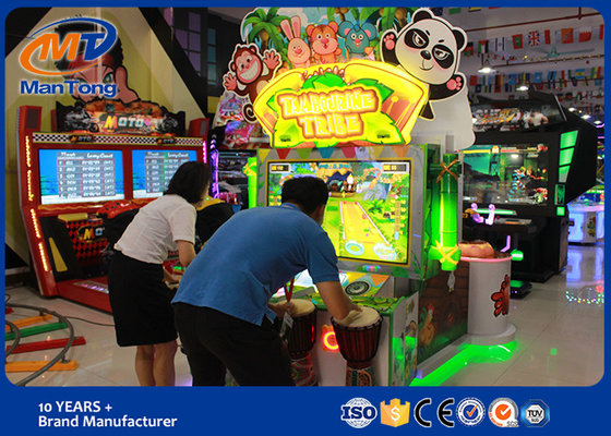Coin Operated Video Game Machine Tambour Tribe Redemption Game Machine