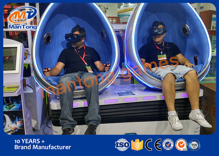 Double Seats Real Virtual Reality Simulator Multi Channel Audio Partitioning