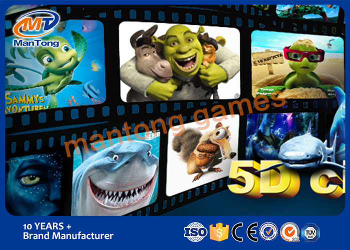 Indoor Adventure Virtual World Simulator , Exciting 5d Movie Experience
