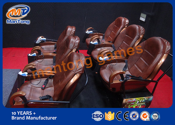 Multi Person Interactive XD Movie Theater 6DOF 4 Platforms 48 Audience