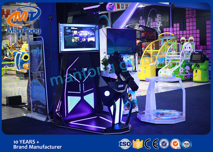 High Resolution HTC Headset 360 Degree Virtual World Simulator For Amusement Park