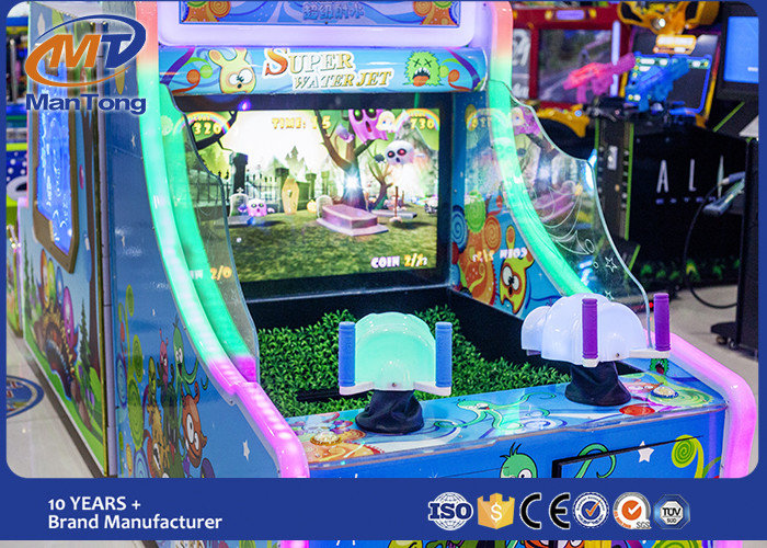 2 Players Arcade Game Machines , Amusement Park Crazy Water Shooting Games