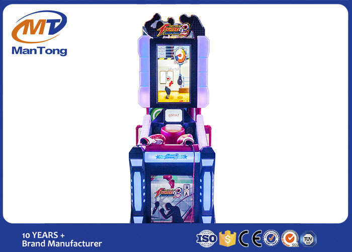 Coin Pusher Arcade Game Machines , Strong Fighters Arcade Training Boxing Punch Game Machine