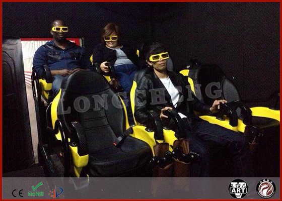 Gun Shooting 7D Simulator Cinema Interactive CE ROHS Certificates