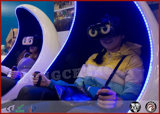 Luxury 4KW 2 Seats 9D Virtual Reality Cinema with Interactive Hydraulic Platform
