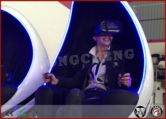 Two Seat 9D VR Cinema Machine with Media Special Effects and Headset