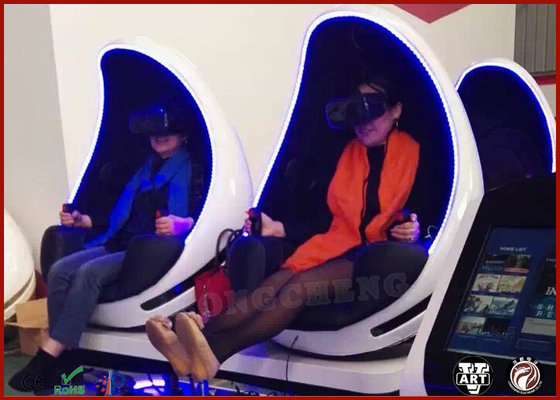 2 Cabin Shopping Center 9D VR Cinema 2 Eggs Seats With Counting System