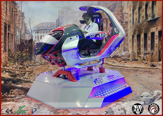 Amazing Electric Platform Single Player VR Racing Car Simulator with Red Color
