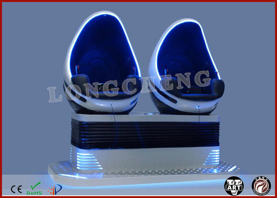Egg Shape Triple Seats 360 Degree Rotation Electric Platform Cinema 9D VR EGG